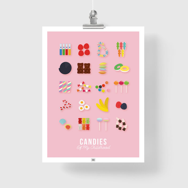 Candy Poster - Frog Posters